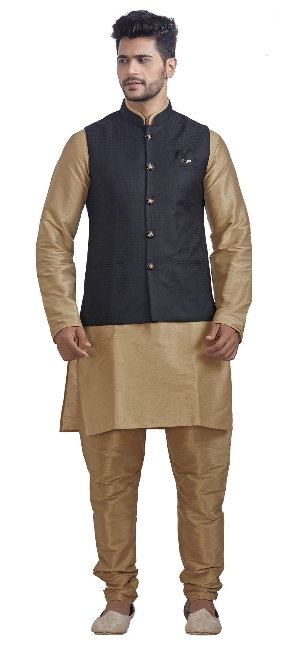 Traditional Kurta Pyjama with Jacket | Buy Mens Ethnic Wear Online