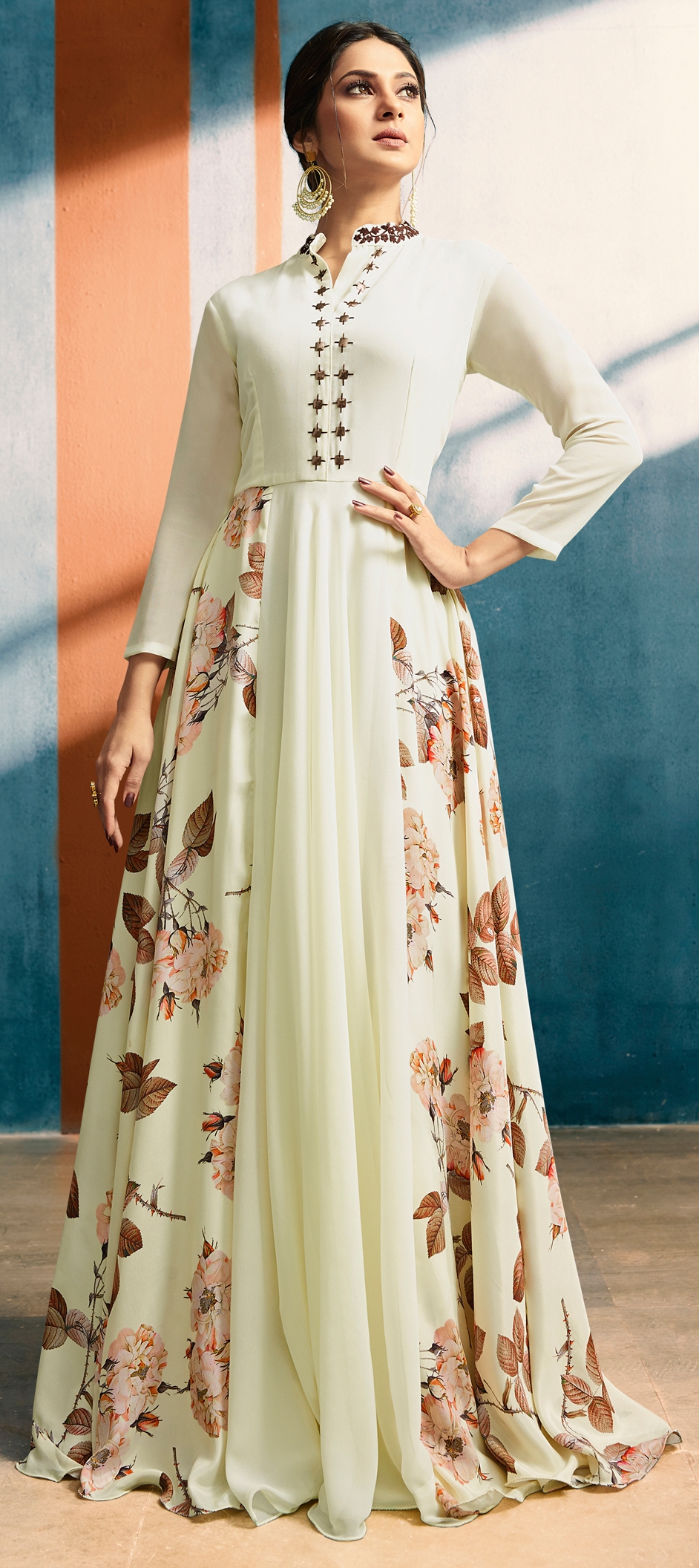 Indian Tunics for Women, Embroidered Tunics, Cotton Kurtis