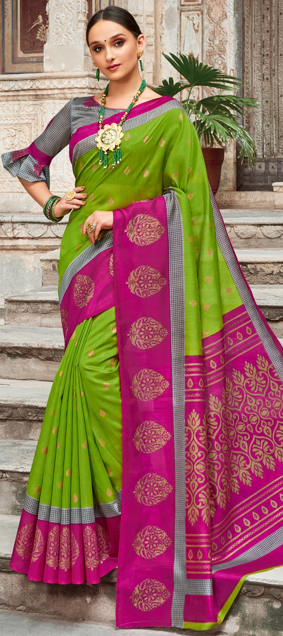 Art Silk - Sarees: Shop online Bridal Wedding Sarees, Party Wear ...
